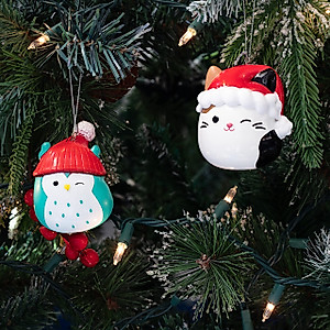 Kurt Adler Squishmallows Christmas Ornament 5-Pack Set - Five Squishmallow Holiday Tree Ornaments - Officially Licensed - Gift for Kids