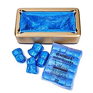 JATHIN Disposable Shoe Cover Refills for Automatic Shoe Cover Dispenser Machine t buckle shoe cover refills waterproof shoe covers automatic shoe cover dispenser T-Buckle Shoe Cover 100 Pcs