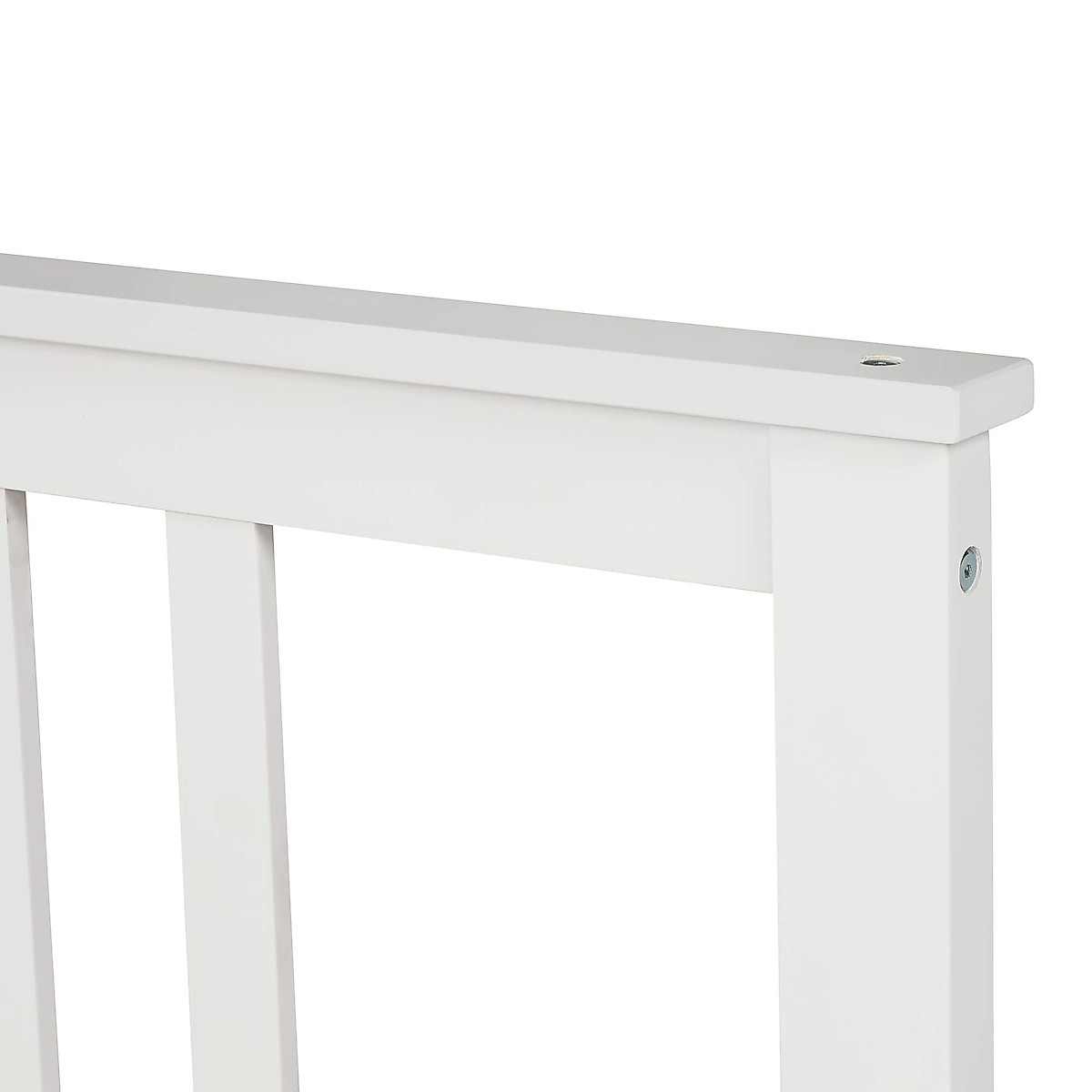 Harper & Bright Designs White Full Size Platform Bed Frame with Headboard and Footboard, Wooden Full Bed Frame with Sturdy Slat Support, Full Size Bed Frame for Bedroom, No Box Spring Needed (White)