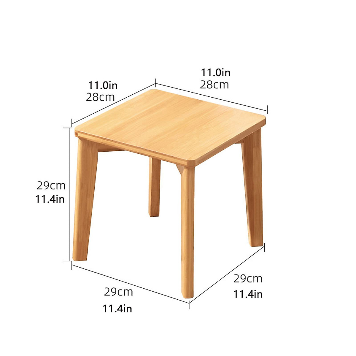 ZABEES Foot Rest Stool Household Kitchen Stool Multifunctional Thickened Bamboo Stool Dining Chairs Low Stools for Dorm Living Room Bedroom Padded Seat