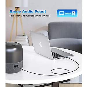 COCIMA TRRS 3.5mm Audio Cable [6.6ft/2M] 4-Pole Microphone Male to Male Nylon Braided AUX Cable Cord Stereo for Headphones Car Home Stereos Speakers Tablets martphones & More