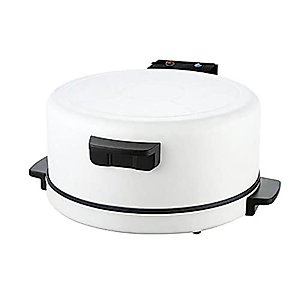 EKLART Electric Nonstick Pizza Maker,Pizza Oven 12-inch / 30cm, Double-Sided Nonstick Heating Plate, Perfect for Pizzas/Pancake/Nachos/Fajitas/Omelettes,White