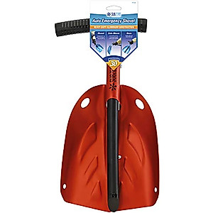 SubZero 17222 Collapsible Snow Shovel, Light Weight Aluminum Snow Shovel for Car, Emergency Shovel for Driveway and Car