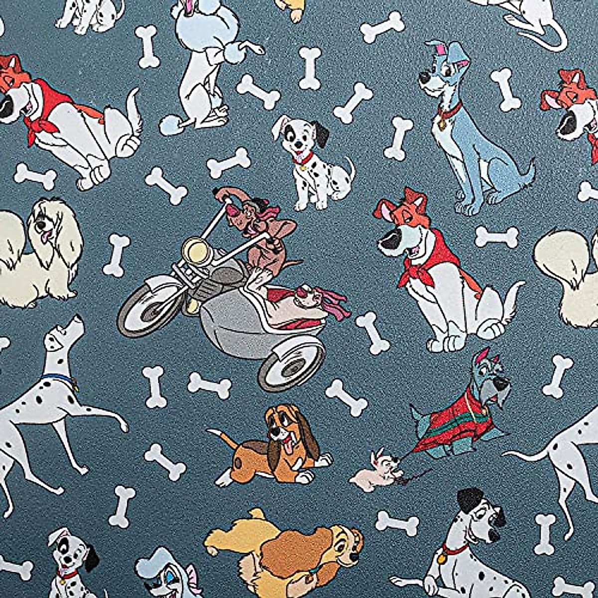 Loungefly Disney Dogs Mini-Backpack Handbag All Over Print Lady Tramp Dalmatians