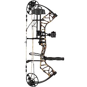 Bear Archery Legit Compound Bow, Right Hand, 14"-30" Draw Length, 10-70 lbs Draw Weight, Fred Bear
