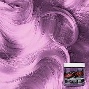 MANIC PANIC Velvet Violet Hair Dye - Creamtone Pastel Perfect - Semi Permanent Hair Color - Pastel Orchid Shade With Pink Undertones - Vegan, PPD & Ammonia Free - For Coloring Hair on Women & Men