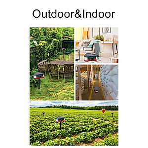 HULPPRE Solar Outdoor Motion Sensor Alarm-Upgraded 360° Motion Detector,3x129db Loud Siren Lamp, 4 Work Modes Strobe Light with Remote,Say Goodbye to The Unwanted Explorers