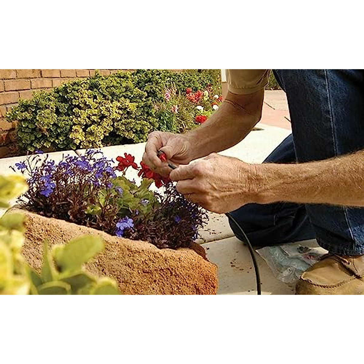 Rain Bird DRIPKITBAG Drip Irrigation Repair and Expansion Kit