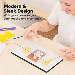 KeaBabies Pregnancy Journal, Pregnancy Announcements and Pregnancy Journal, Pregnancy Announcements - 80 Pages Hard Cover Pregnancy Book For Mom To Be Gift - Personalized Baby Gift, Baby Footprint Kit