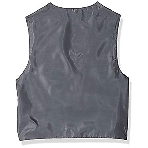 Izod Little Boys 4-Piece Formal Suit Vest Set, Medium Blue/Grey, 6