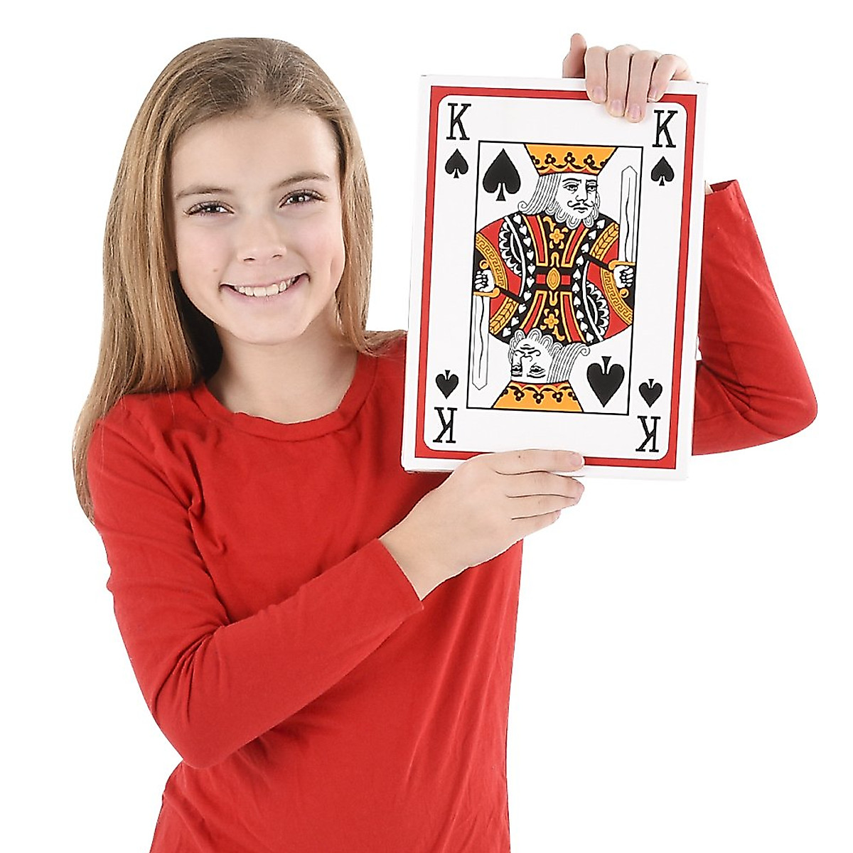 Jumbo Large Playing Cards - (3 Decks) Big 5 x 7 Inch Giant Deck of Cards Huge Playing Cards Poker Playing Cards for Casino Theme Party Decorations Game Night and Magic Supplies