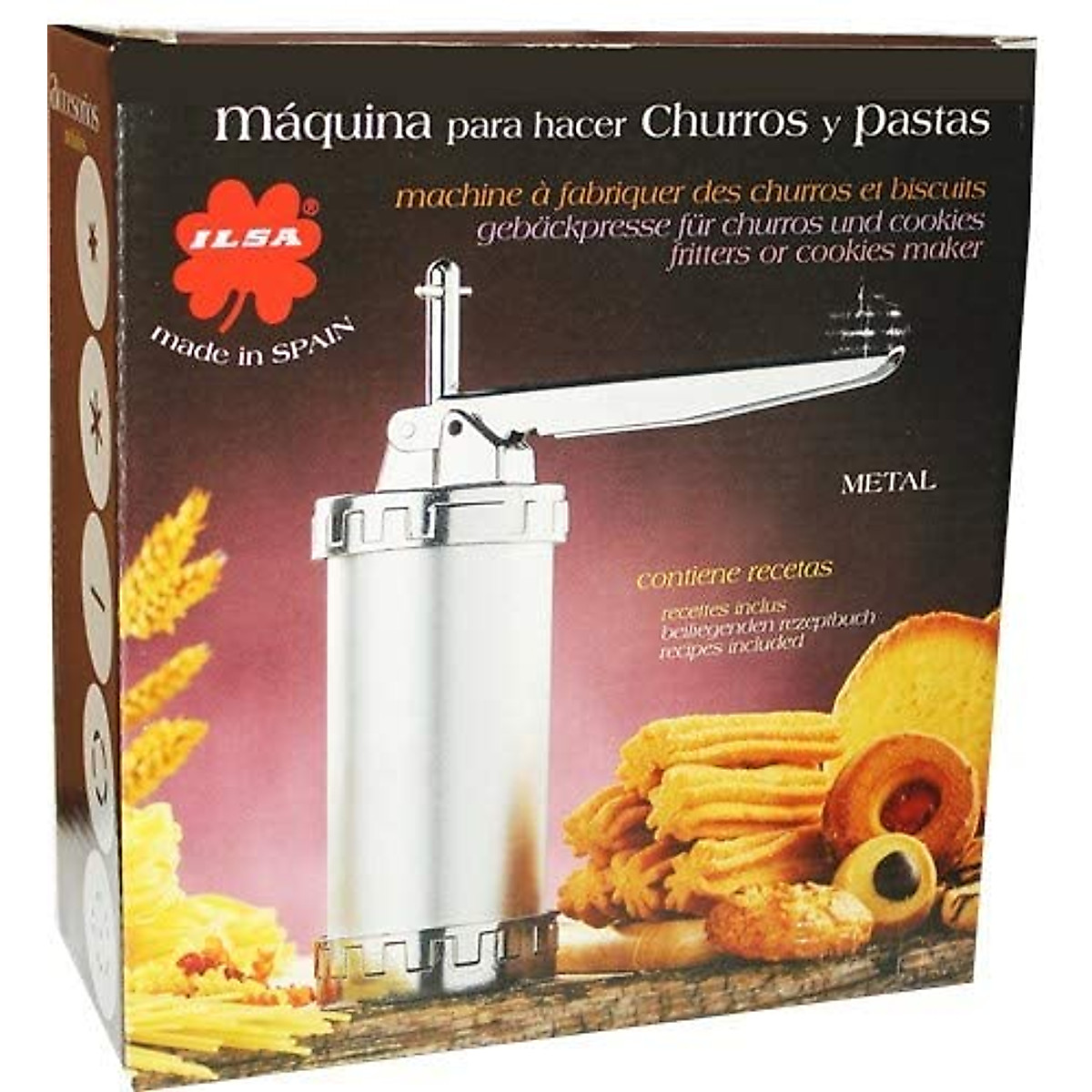 Churro Maker. with Assorted Nozzles Imported from Spain