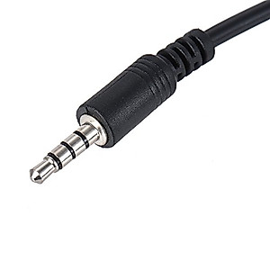 Warmstor 3.5mm (1/8 inch) AUX Audio Plug Male to USB 2.0 Female OTG Adapter Converter Cable for Playing Music with U-Disk in Your Car