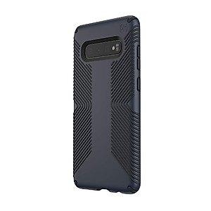 Speck Products Presidio Grip Samsung S10+ Case, Eclipse Blue/Carbon Black