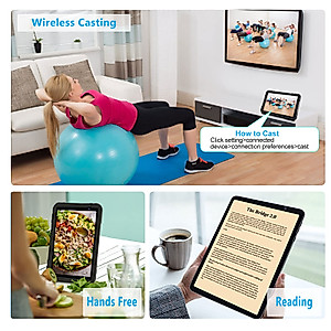 2024 Tablet 10 inch Android 13 Tablets with Octa-Core, 14GB RAM 128GB ROM, 8000mAh Battery, Drop-Proof Case, TF 512GB, HD IPS Touchscreen, 5G/2.4G WiFi, Bluetooth 5.0, GPS, Split Screen Support -Black