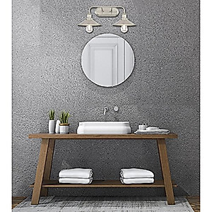 Westinghouse Lighting 6336300 Maggie Two-Light Indoor Wall Fixture, Brushed Nickel Finish 2