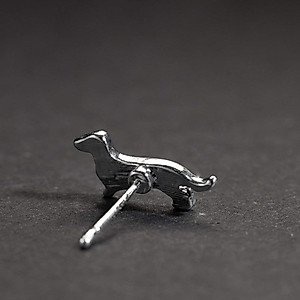 Soul Statement Dachshund Stud Earrings: Dog Mom Gifts, Cute Wiener Dog Gift Set for Women