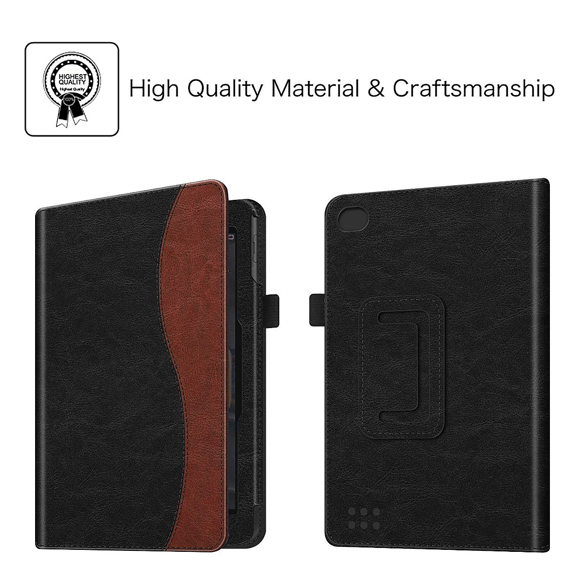 Fintie Folio Case for Kindle Fire 1st Generation - Slim Fit Stand Leather Cover for Amazon Kindle Fire 7" Tablet (Will only fit Original Kindle Fire 1st Gen - 2011 Release, no Rear Camera),Dual Color