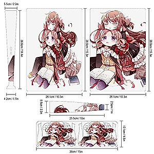 M-ad-ok-aPS5 Sticker (Digital Version) Protective Film for Console and Controller, Scratch-Resistant