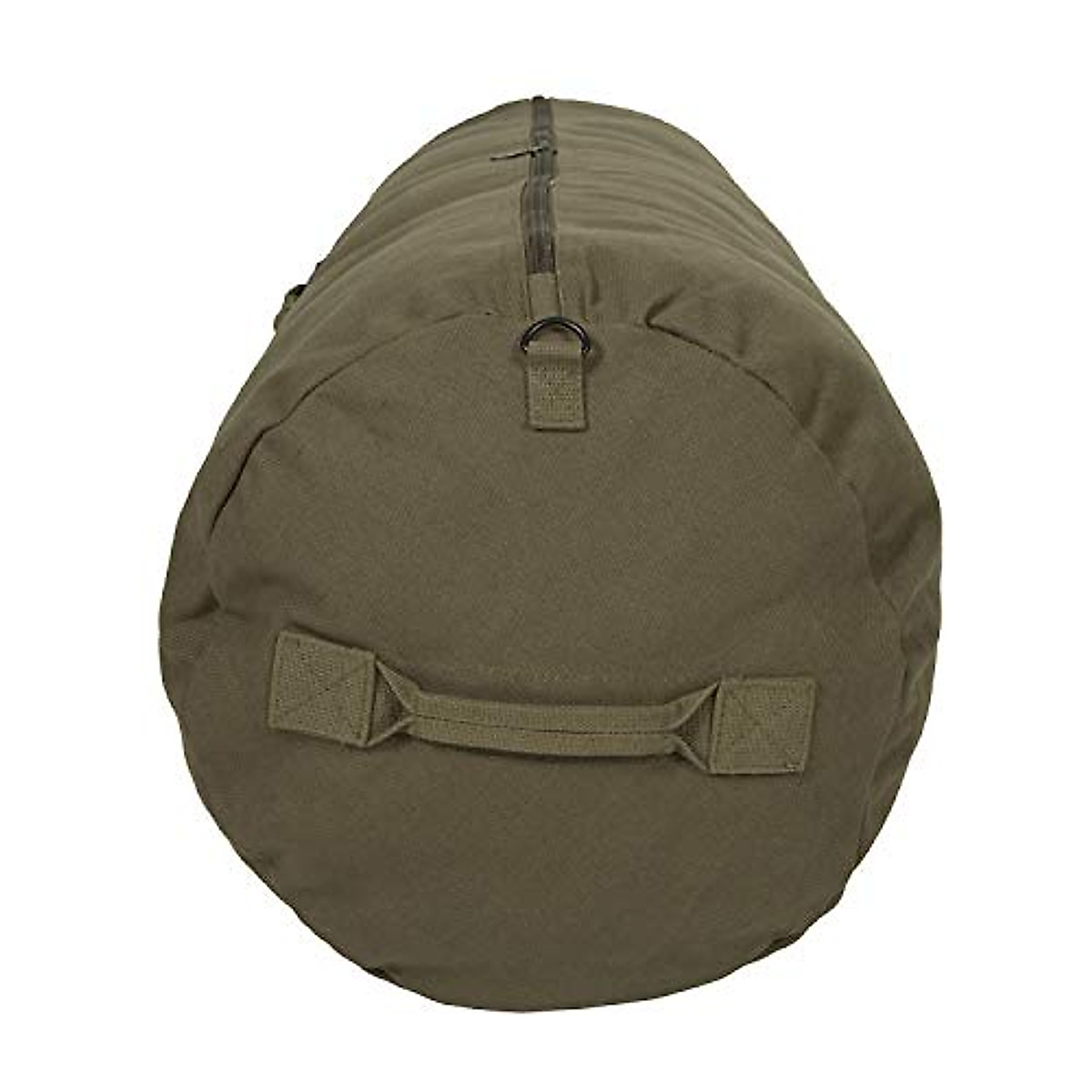 Stansport Zippered Canvas Deluxe Duffel Bag - O.D. Green (1232)