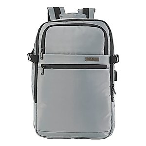 Duchamp Getaway Expandable Carry-On Backpack Suitcase (Grey)