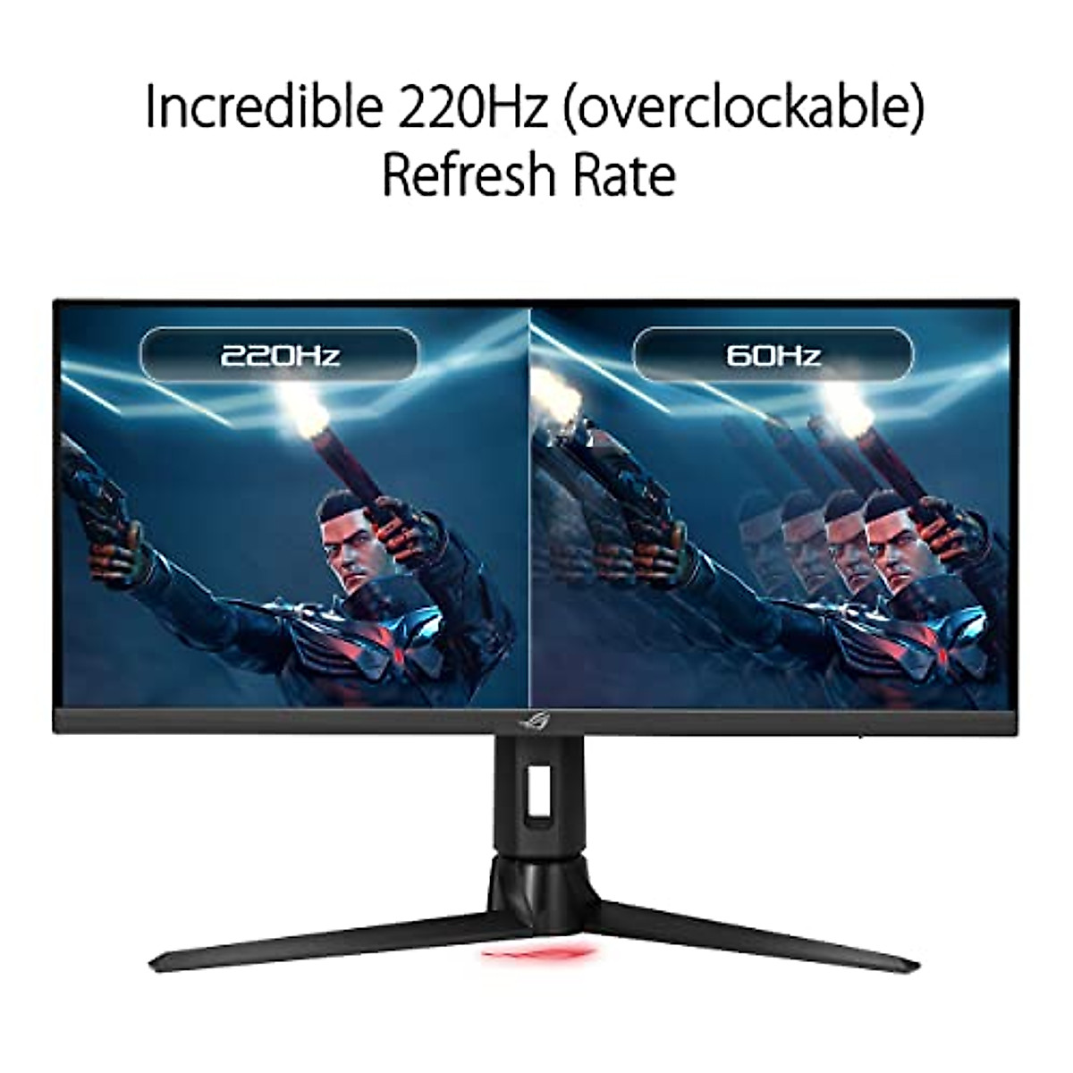 ASUS ROG Strix 29.5” 21:9 HDR Gaming -Monitor(XG309CM) - WFHD (2560 x 1080), Fast IPS, 220Hz, 1ms, Low Motion Blur Sync, G-SYNC Compatible, Tripod socket for streaming, USB Type-C,-KVM support, BLACK