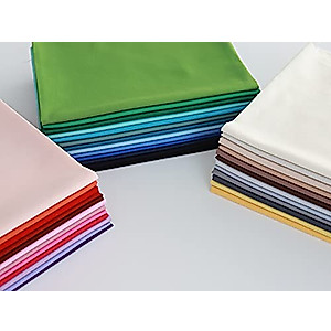 COTTONVILL 20COUNT Cotton Solid Quilting Fabric (2.5inch Strip, 23-Beetroot Purple)