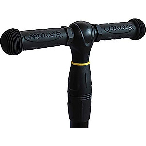 Bee Free 3 Wheel Kick Scooter for Toddlers and Kids, Adjustable Handlebars, Light Up LED Wheels, Foldable, Rear Foot Brake, Wide Stable Deck, Boys and Girls Ages 2-5, Up to 100 LBS, Yellow