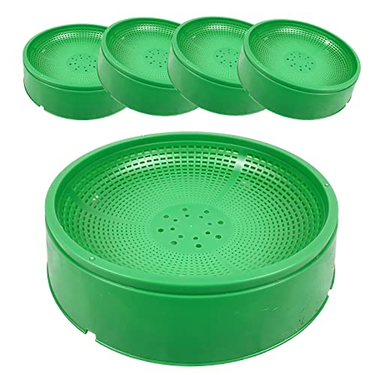SRRPSPIGEON Pigeon Nest Plastic Bird Nesting Bowls 4pc Bird Nest Bowl Breeding Hatching Nest for Pigeons, Quails, and Small Birds