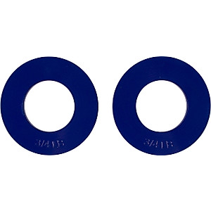 Fractional Weight Plates - 2 Each of 1/4, 1/2, 3/4, 1 lb. Total Set of 8 by Trademark Innovations (Grey, Blue, Green, & Red)