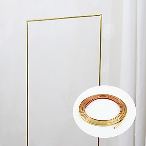 Gaahing 16.4FT Peel and Stick Molding & Wall Trim, Flexible Self-Adhesive Decorative Strip for Tile, Mirror, Ceiling, Floor, Panel, Cabinet