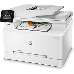 HP Laserjet Pro M281cdw All in One Wireless Color Printer, Scan, Copy and Fax with Ease with Bonus of 30 Sheets ofHP Brochure Paper (T6B83A) - Premier Edition (Renewed)