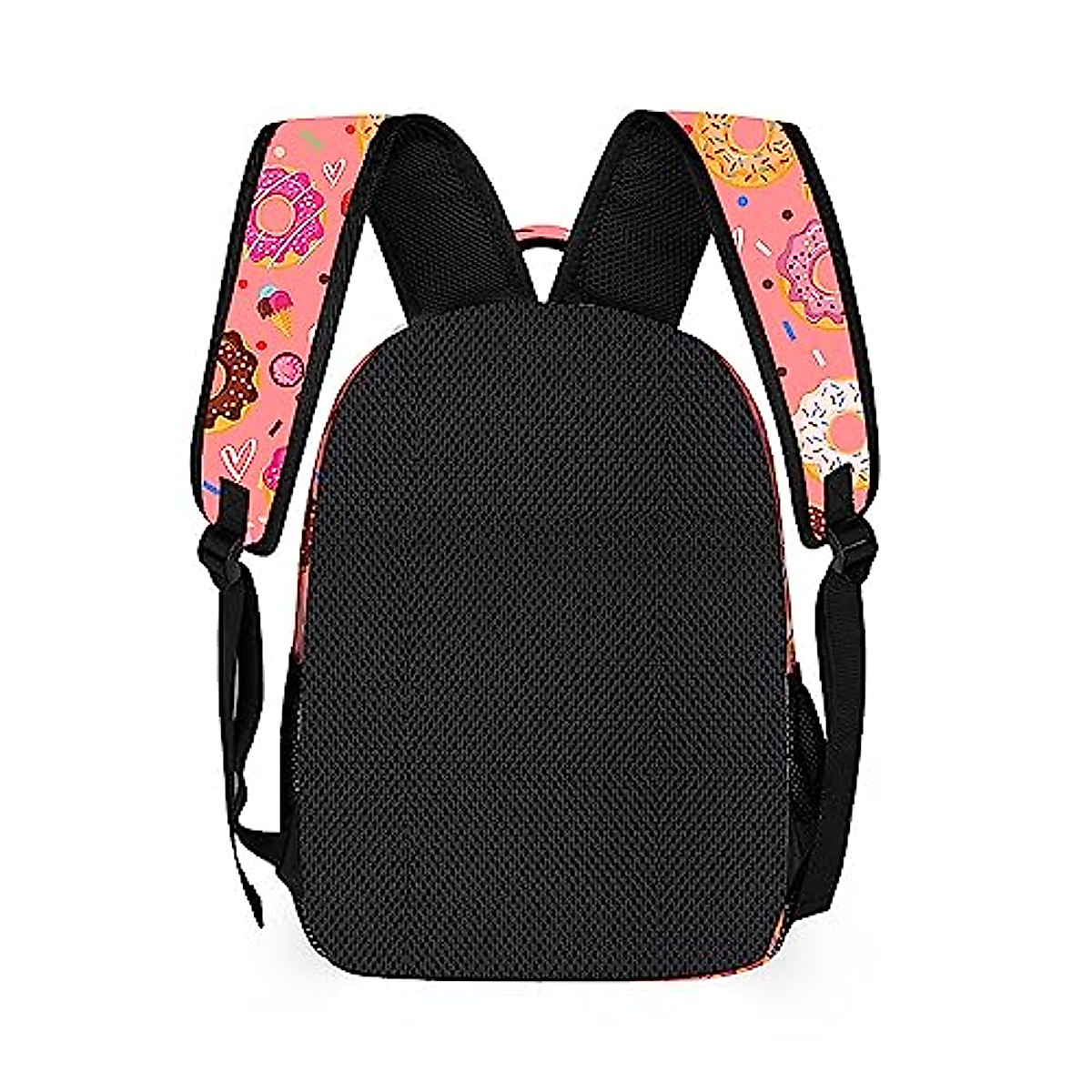 oallpu Colorful Donut Backpack, Casual Lightweight Laptop Bag, Cartoon Shoulders Backpack Cute Daypack with Multiple Pockets(Colorful Donut)