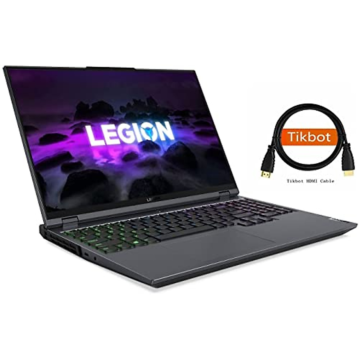 Lenovo Legion 5 Pro Gen 6 AMD Gaming Laptop, 16.0" QHD IPS 165Hz, Ryzen 7 5800H, GeForce RTX 3060 6GB, TGP 130W, Win 10 Home, 32GB RAM | 1TB PCIe SSD,HDMI Cable Bundle