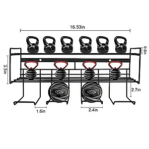 Soldow Power Tool Organizer Drill Storage Rack, Heavy Duty Floating Tool Shelf Wall Mounted, Cordless Drill Holder Hanging Steel Rack for Tools Storage Garage, Pegboard, Plank, Cement Wall