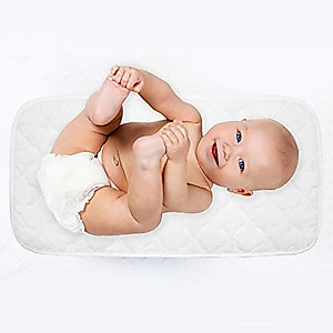 TL Care Ultra Soft Quilted Waterproof Changing Table Pad Liners, 11.5" x 23" 3Count