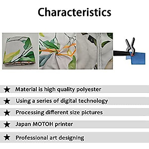 Flowerstown Oh Baby Backdrop 5x3ft Oh Baby Sign for Backdrop Green Leaves Floral Baby Shower backdrops for Photography Newborn Announce Pregnancy Party Decorations Backdrop FT090-XS