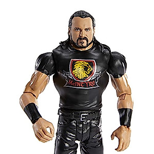 WWE Wrekkin Slam Cycle Motorcycle (10.5 in) with Wheelie Action and 9 breakable parts, with 6-in/15.24-cm Drew McIntyre Basic Action Figures; Gift for Ages 6 Years Old & Up