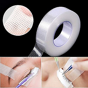 10 Rolls PE Micropore Medical Tape for Individual Eyelash Extension, Under Eye Tape for Lash Extensions 0.5 inch x 10 Yards