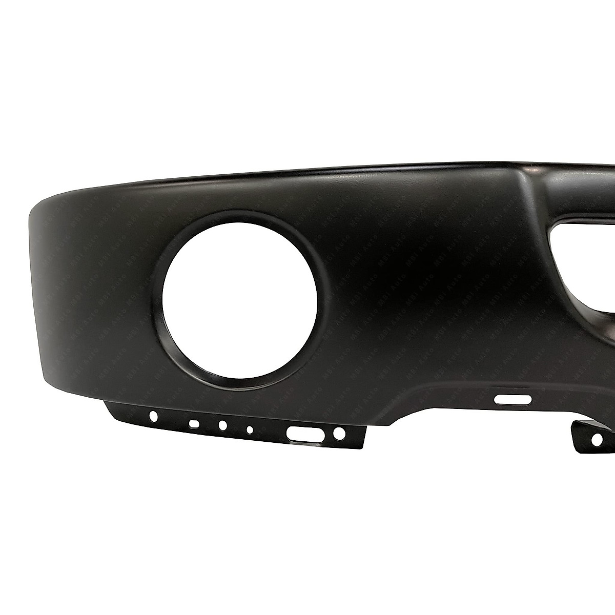 Crash Parts Plus Painted Black Steel Front Bumper for Ford F-150, Lincoln Mark LT - FO1002401