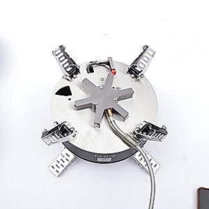 1.8 KW Portable Picnic Camping Backpacking Stove Stainless Steel Gas Cooking Burner Foldable Stove Burner with Portable Bag for BBQ/Hiking/Picnic Outdoor(8.26 * 8.26 * 4.49in)