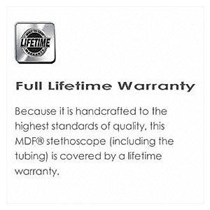 MDF Pulse Time 2-in-1 Digital LCD Clock and Single Head Stethoscope - Purple (MDF740-08)