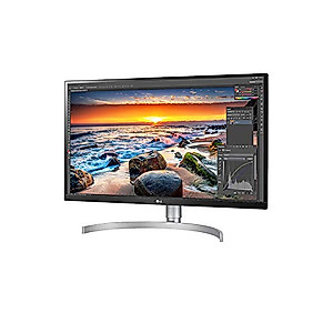 LG 27UL850-W 27 Inch UltraFine (3840 x 2160) IPS Display with VESA DisplayHDR 400 and USB Type-C Connectivity, White