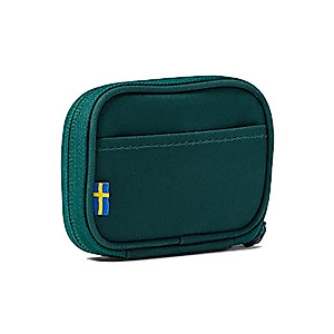 Fjällräven Kanken Card Wallet for Men, and Women - Zippered Compartment with Interior Coin Pocket, Exterior Sleeve, and Durable Design Arctic Green One Size One Size