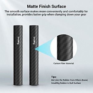 SmallRig 15mm Carbon Fiber Rods (4 Inch) for 15mm Rail Support System - 1871