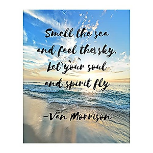 Into the Mystic - Van Morrison Music Decor Wall Art, Our Beach Wall Decor Poster Print is Great For Music Room, Office Decor, Home Decor, Bedroom Decor or Living Room Decor Aesthetic Unframed - 8x10