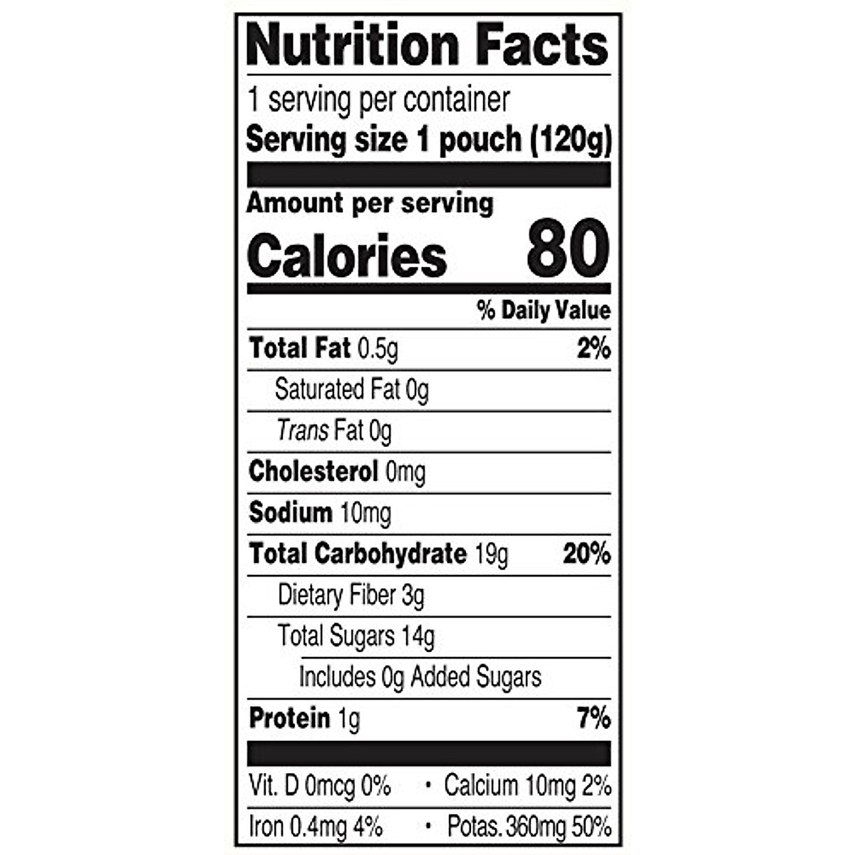 Earth's Best Organic Stage 2, Banana, Raspeberry & Brown Rice, 4.2 Ounce Pouch (Pack of 6)
