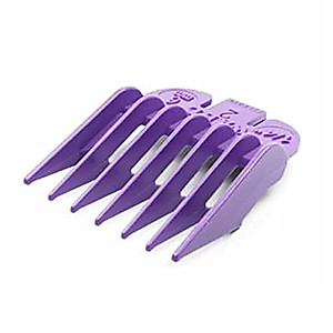 Wahl Professional Color Coded Comb Attachment #3124-703 - Purple #2 - 1/4" (6.0mm) - Great for Professional Stylists and Barbers
