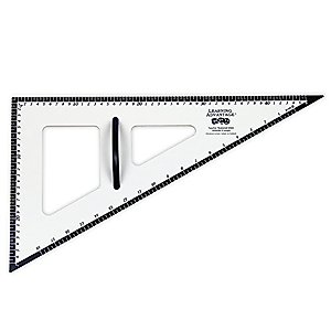 Learning Advantage 7594 Dry Erase Magnetic Triangle, 30/60/90 Degree