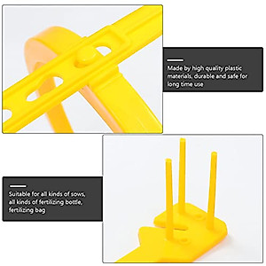 iplusmile Auxiliary Fertilization Feeding Farm Clamp Automatic Clip Animal Insemination Bottles Breeding Artificial for Holder Tool Cows Pig Support: Jar Kit Cattle Pigs Semen Sperm Ring